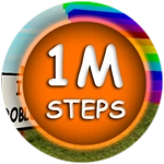 1M steps badge | Climb 1000 Stairs Wiki | Fandom