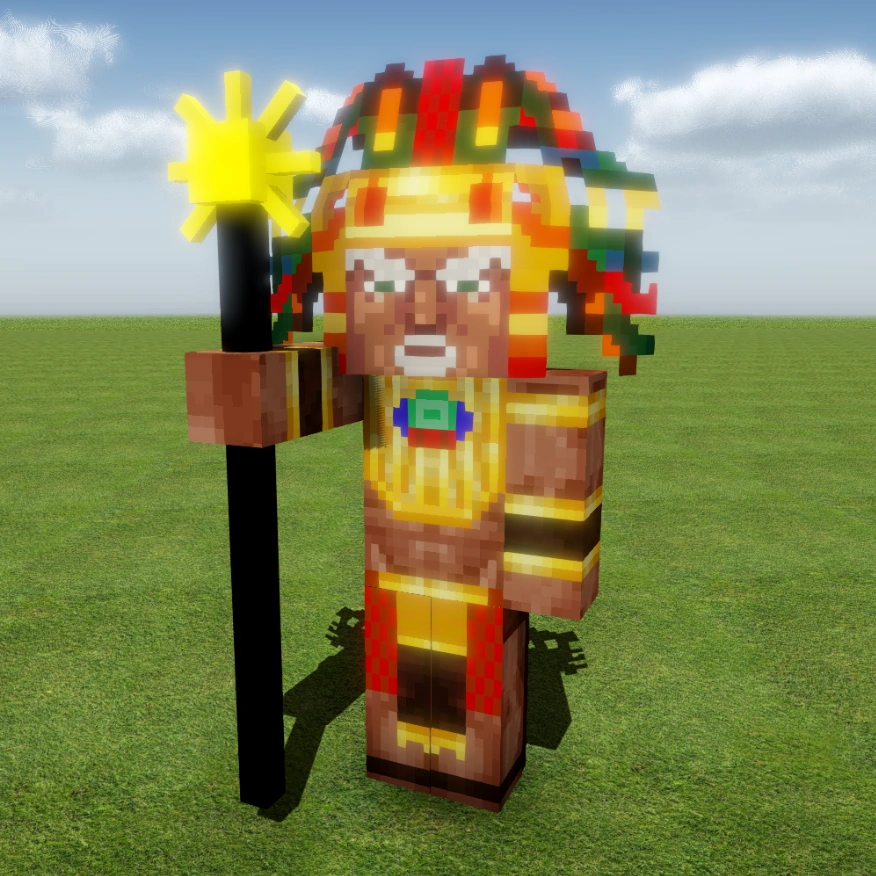 Aztec King - Official Cube Life: Island Survival Wiki