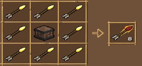 Golden Explosive Arrow - Official Cube Life: Island Survival Wiki