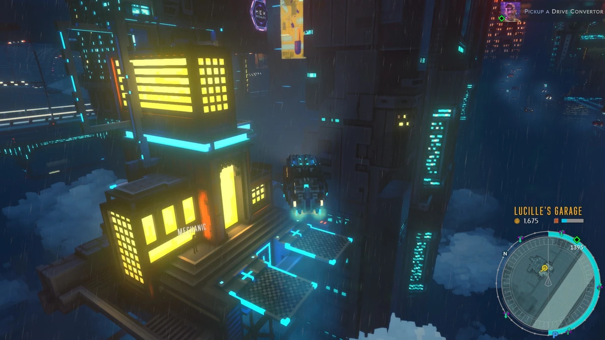 Lucille's Garage | Cloudpunk Wiki | Fandom