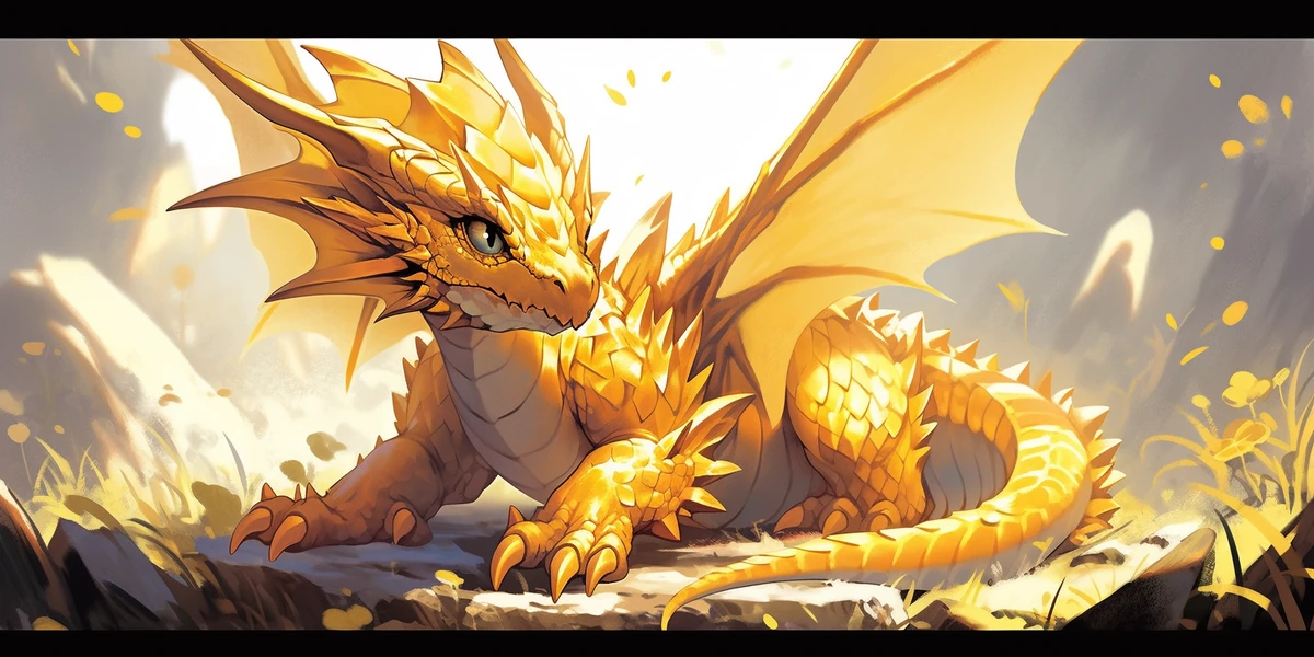 Gold Dragon Wyrmling | Chronicles of the Cloudsea Wiki | Fandom