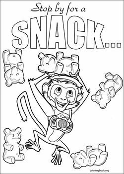 coloring pages cloudy with a chance of meatballs 2