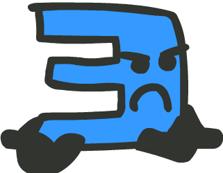 Backwards E Plush | Clover Animates Wiki | Fandom