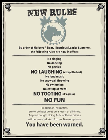 Club Herbert Rules | Club Herbert Wiki | Fandom