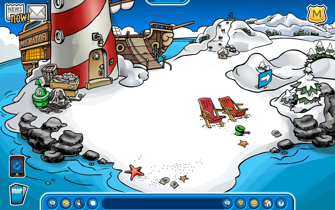 The Beach | Club Penguin Back Wiki | Fandom