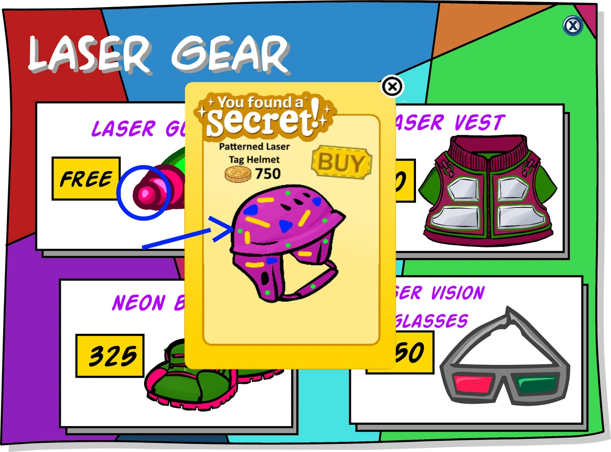 Patterned Laser Tag Helmet | Club Penguin Rewritten Fanon Wiki | Fandom