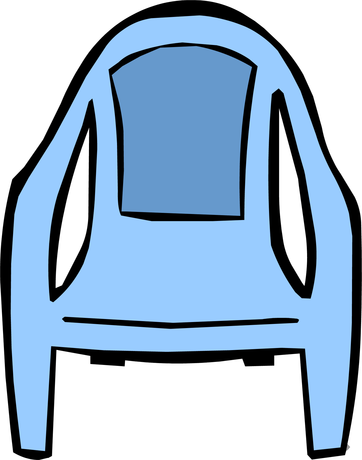 Blue Chair | Club Penguin Rewritten Wiki | Fandom