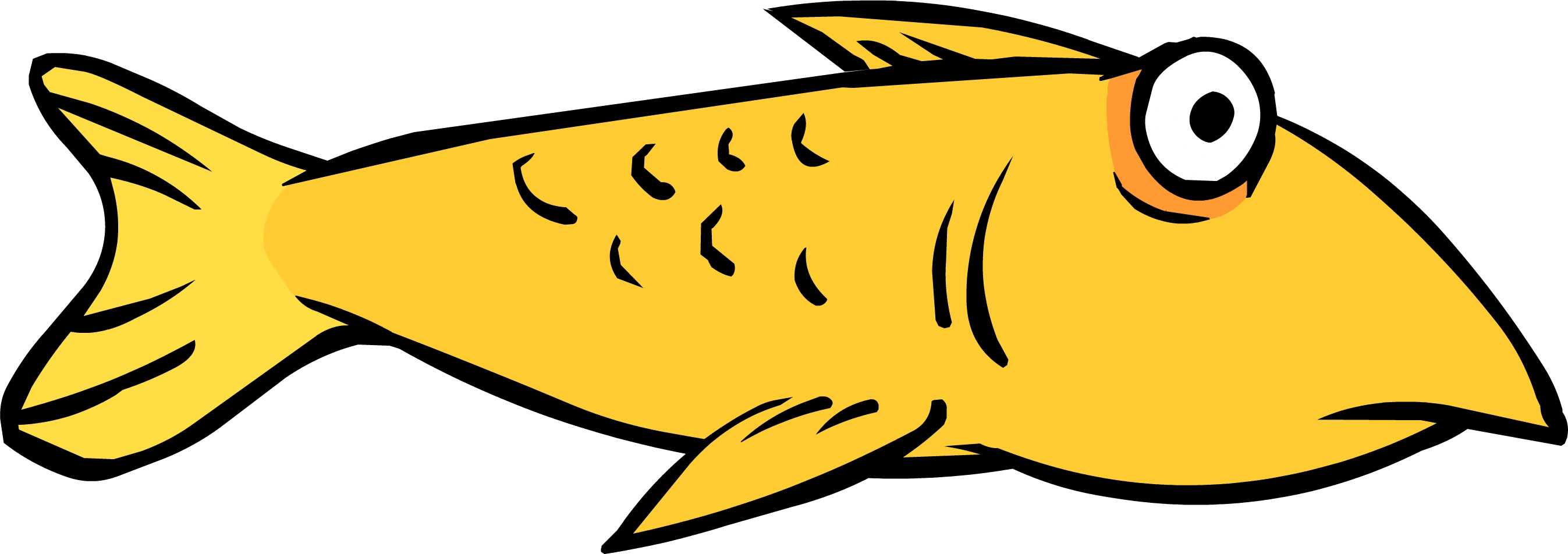 Penguin Eating Fish Clipart