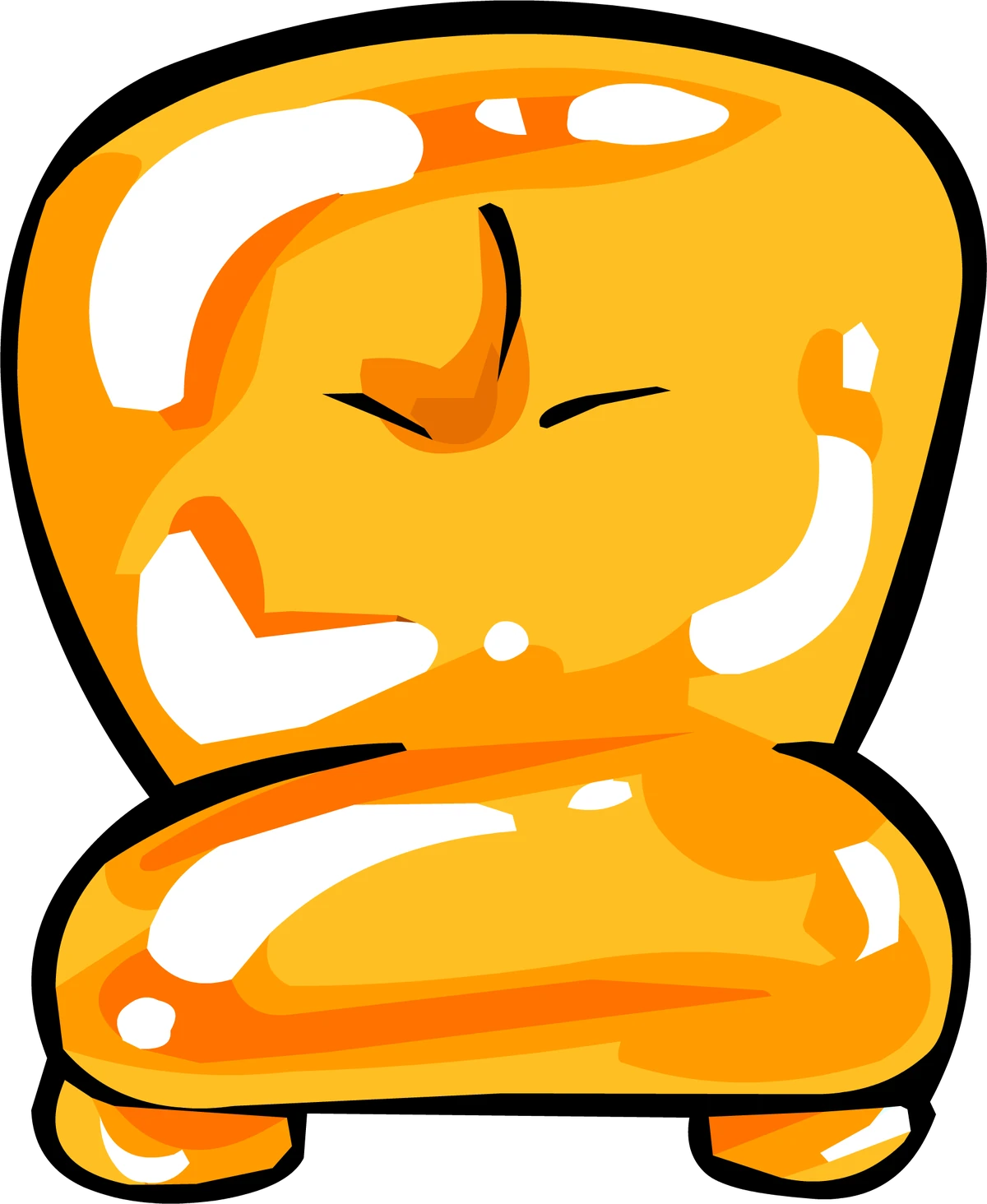 Orange Inflatable Chair | Club Penguin Rewritten Wiki | Fandom