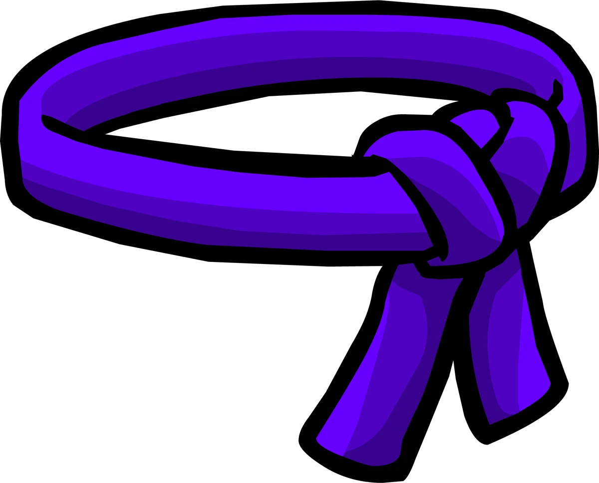 Purple Ninja Belt | Club Penguin Rewritten Wiki | Fandom