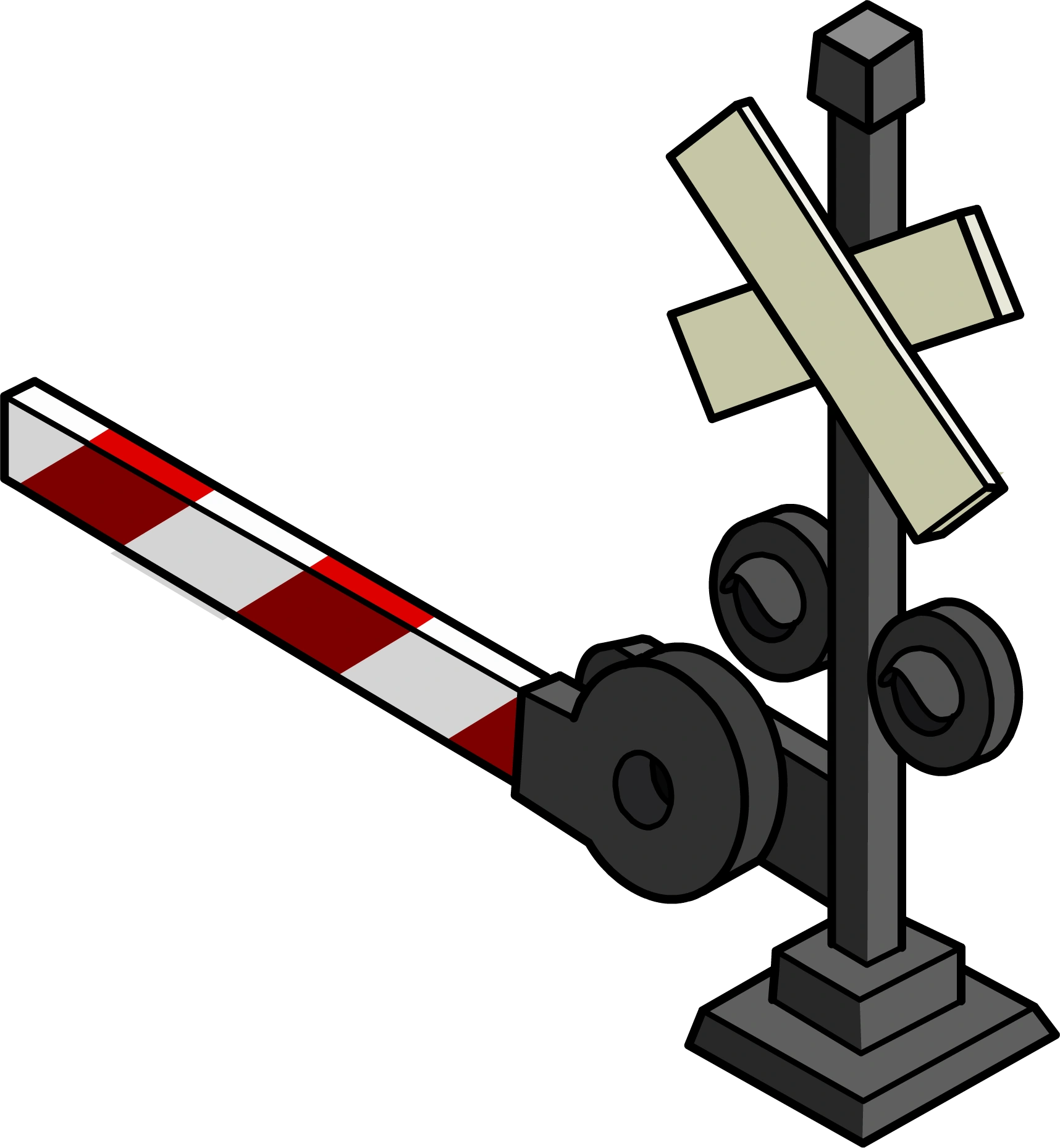 Train Crossing Sign Png