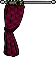 Burgundy Curtains | Club Penguin Rewritten Wiki | Fandom