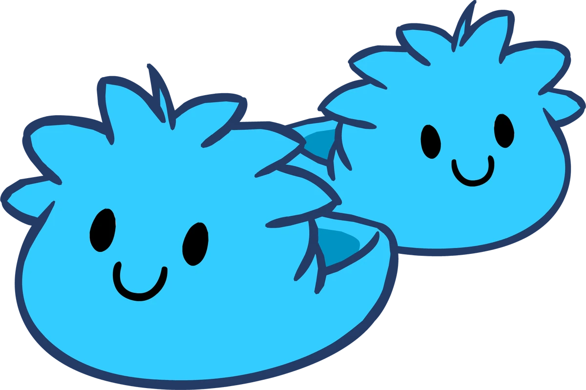 Blue Puffle Slippers | Club Penguin Rewritten Wiki | Fandom