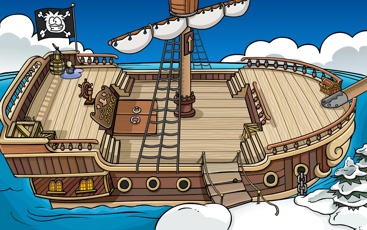 Pirate Ship | Club Penguin Rewritten Wiki | Fandom
