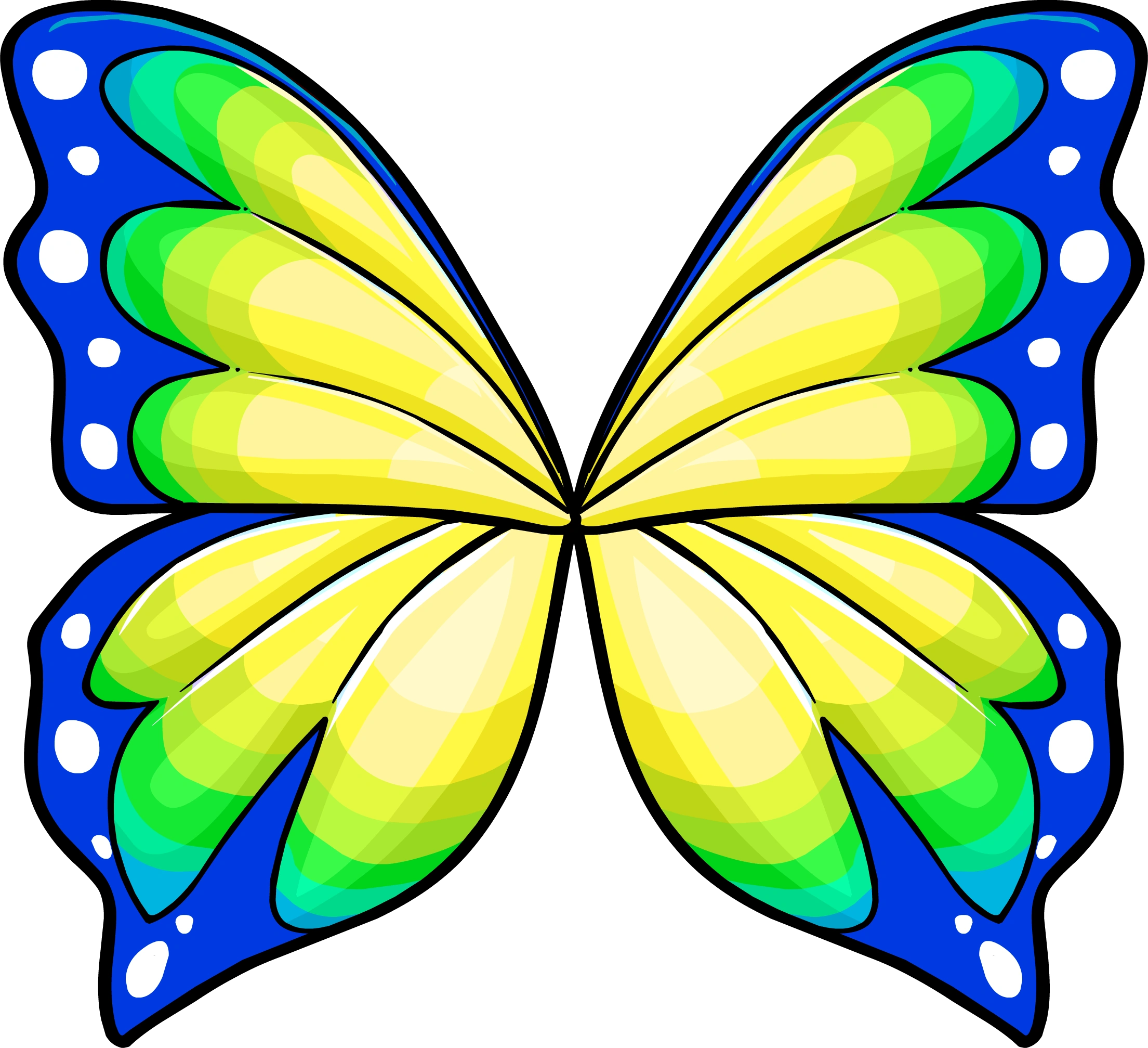 Green Butterfly Clip Art