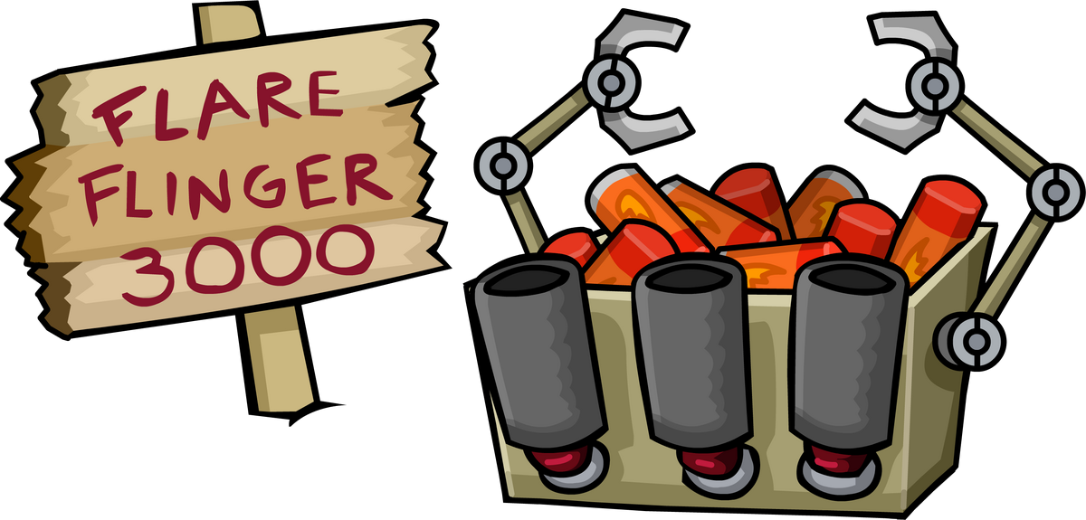 Flare Flinger 3000 Club Penguin Rewritten Wiki Fandom