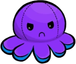Grumpy Octopus Plushie | Club Penguin Rewritten Wiki | Fandom
