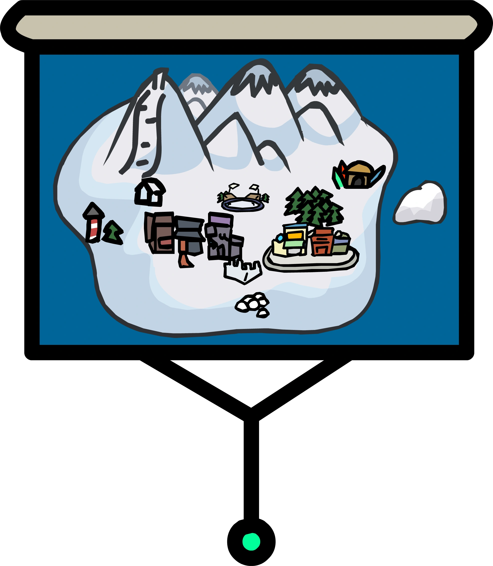 Scroll-down Map | Club Penguin Rewritten Wiki | Fandom