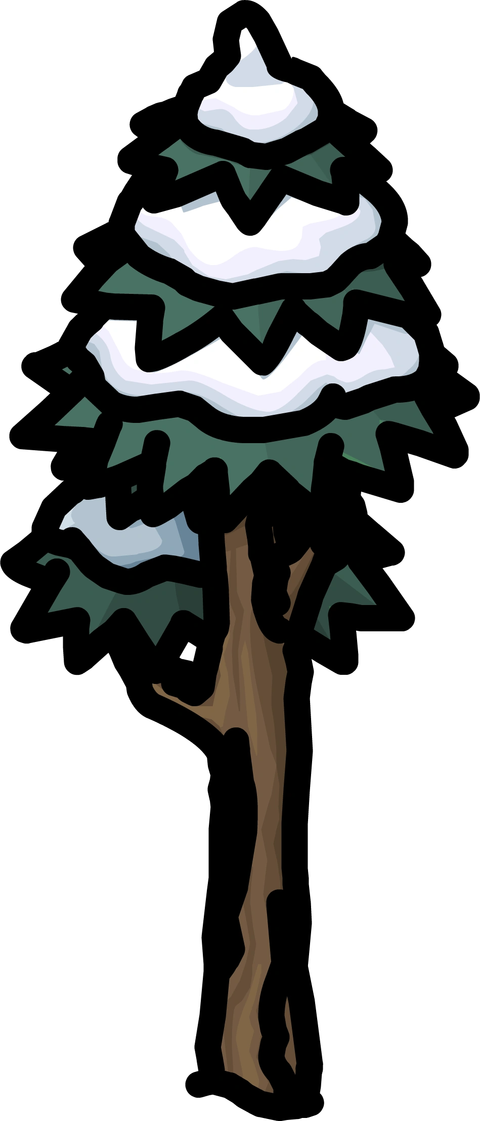 Tall Snowy Tree | Club Penguin Rewritten Wiki | Fandom