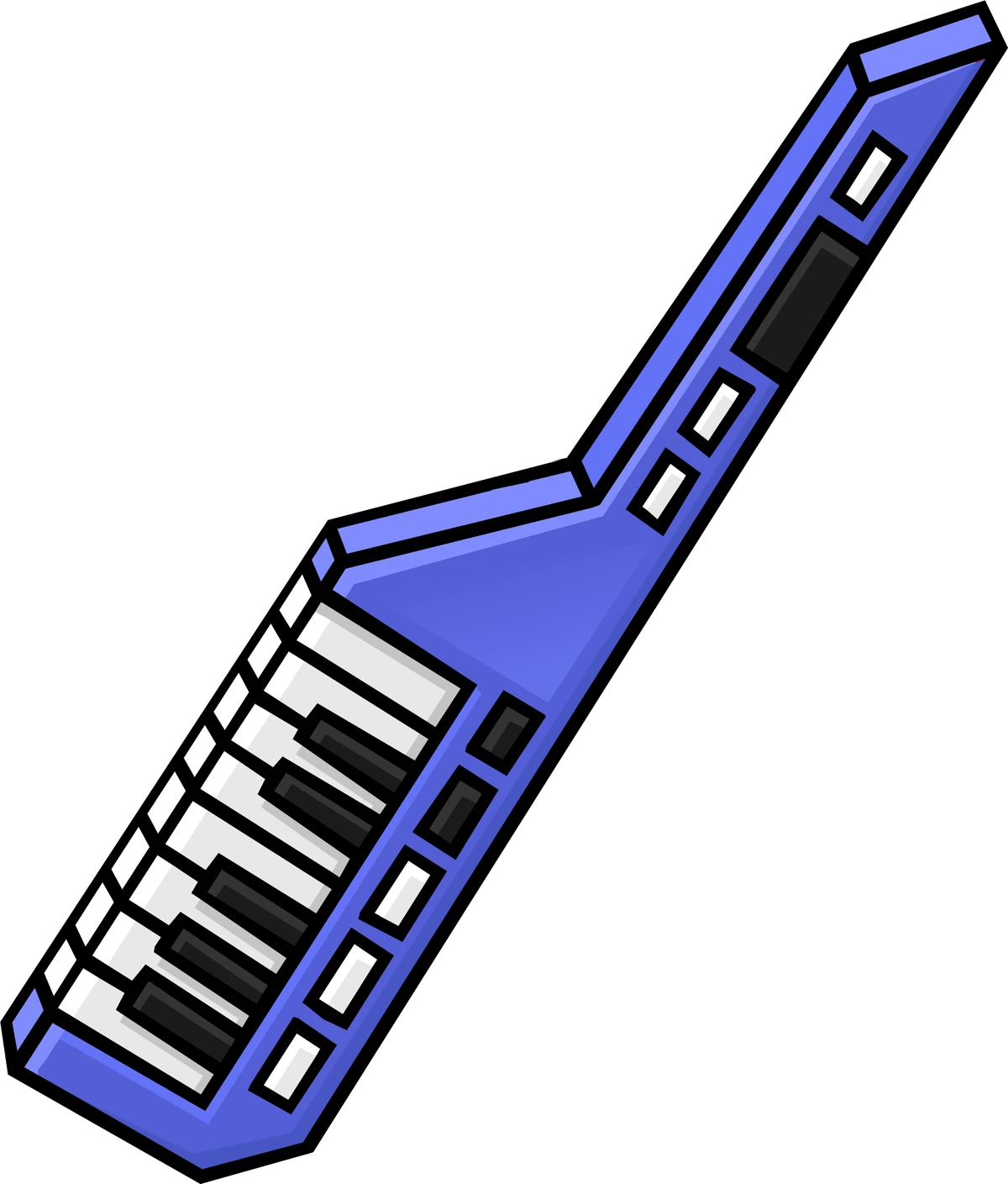 Purple Keytar | Club Penguin Rewritten Wiki | Fandom