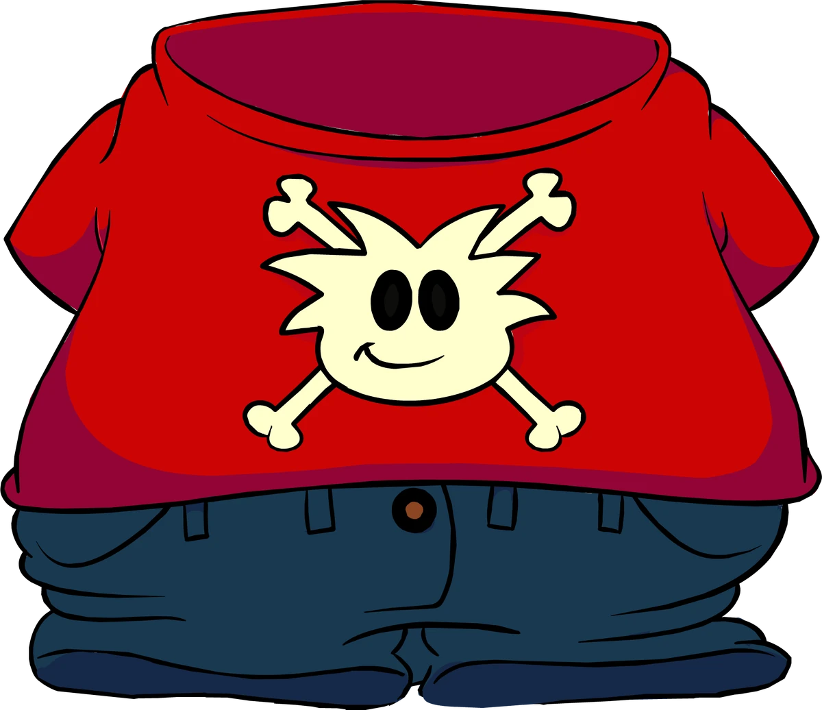 Red Skater Punk Outfit | Club Penguin Rewritten Wiki | Fandom