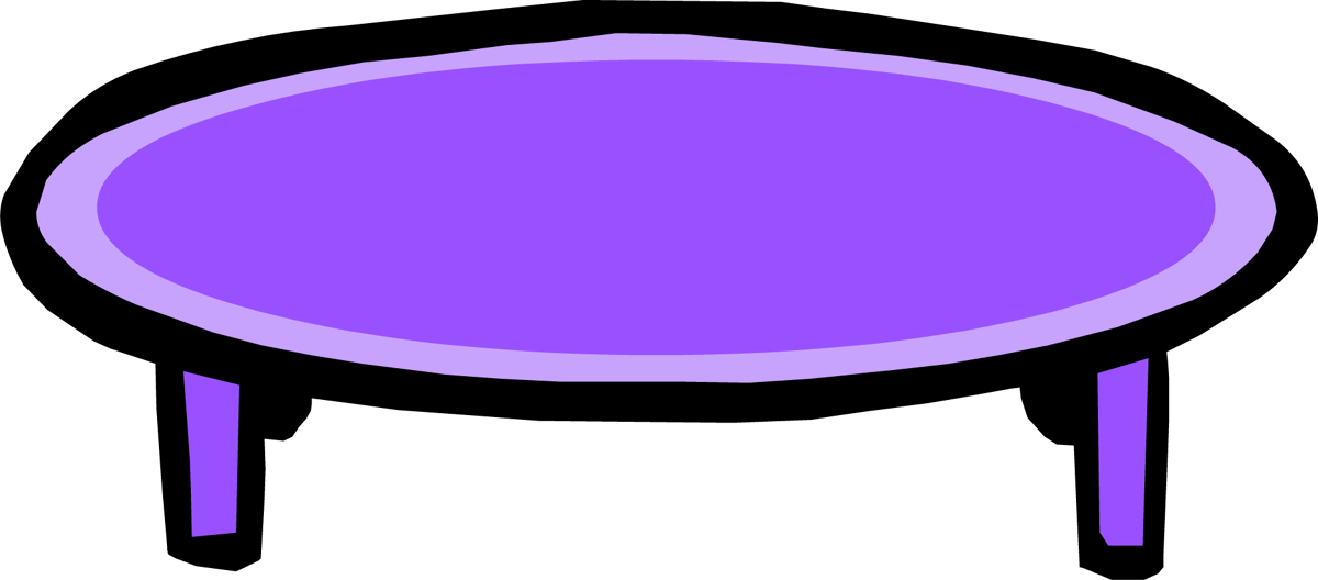 Purple Coffee Table | Club Penguin Rewritten Wiki | Fandom