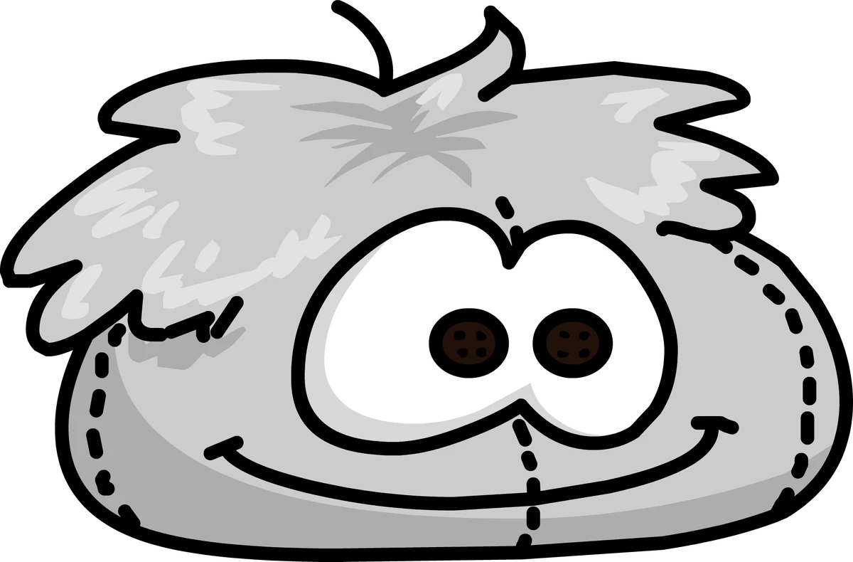 Grey Puffle Bean Bag | Club Penguin Rewritten Wiki | Fandom
