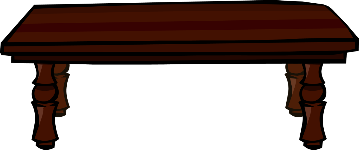 Rosewood Dinner Table | Club Penguin Rewritten Wiki | Fandom