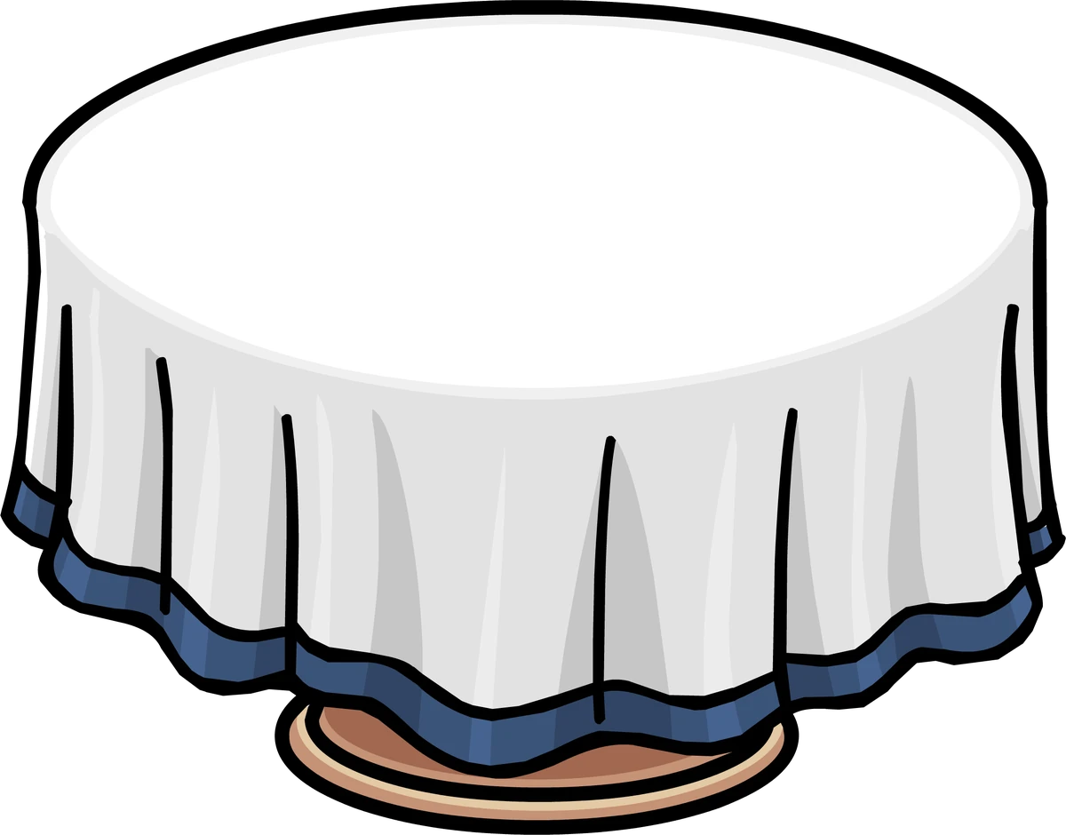White Formal Table | Club Penguin Rewritten Wiki | Fandom