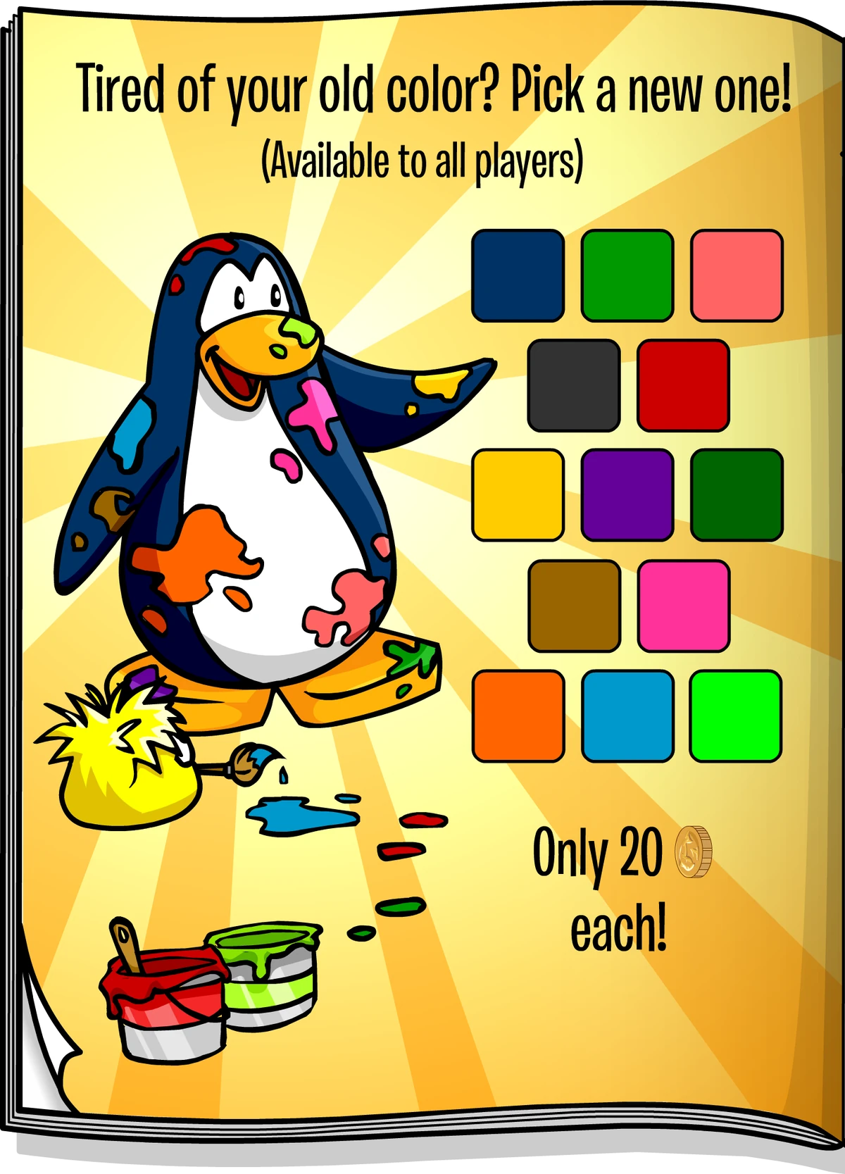 Color | Club Penguin Rewritten Wiki | Fandom