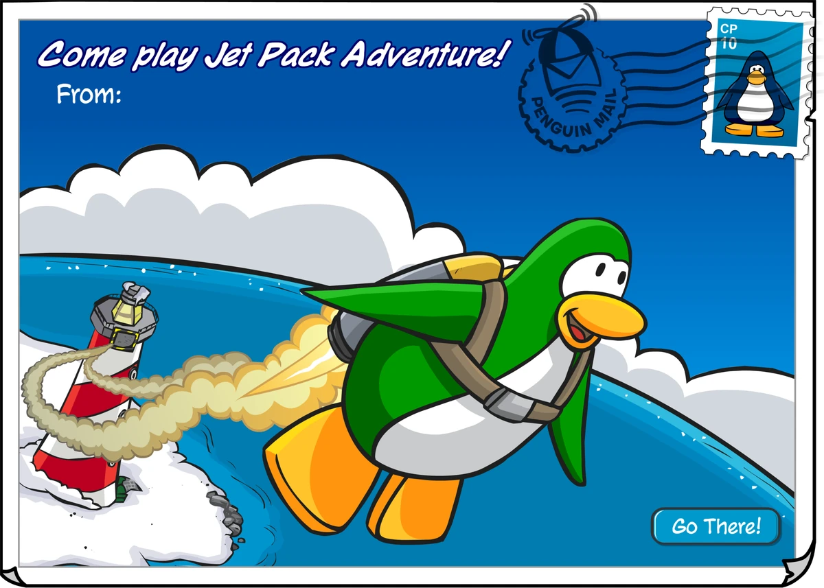 Jet Pack Postcard | Club Penguin Rewritten Wiki | Fandom