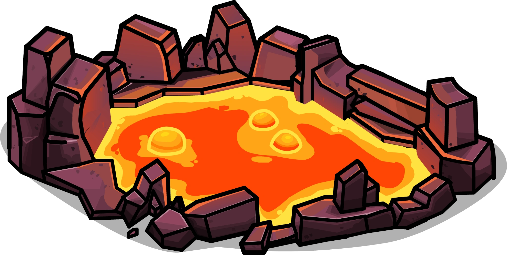Lava Pool | Club Penguin Rewritten Wiki | Fandom