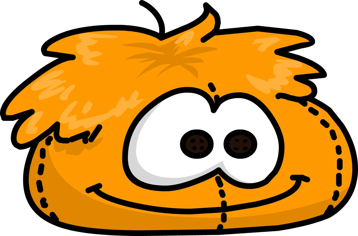 Orange Puffle Bean Bag | Club Penguin Rewritten Wiki | Fandom