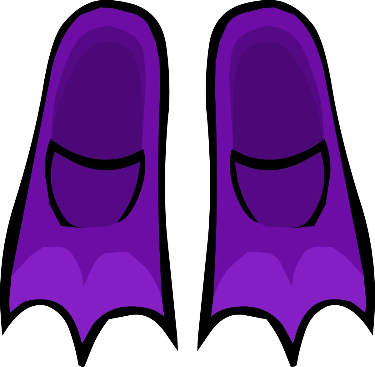 Purple Flippers | Club Penguin Rewritten Wiki | Fandom