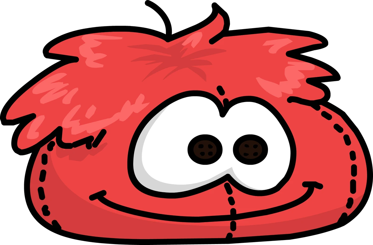 Red Puffle Bean Bag | Club Penguin Rewritten Wiki | Fandom