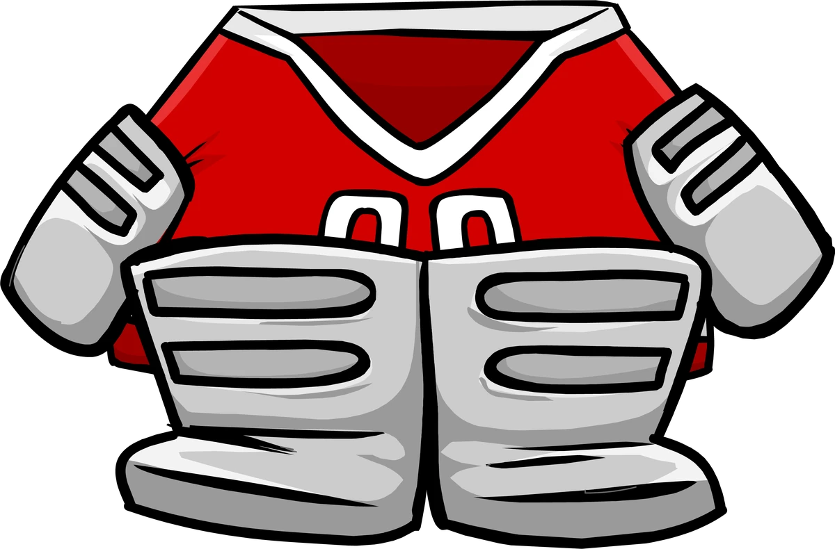 Red Goalie Gear | Club Penguin Rewritten Wiki | Fandom