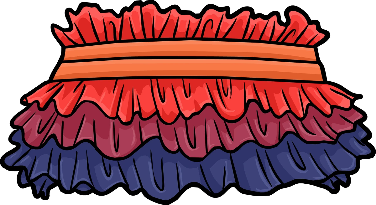 Sunset Ruffle Dress | Club Penguin Rewritten Wiki | Fandom