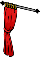 Red Curtain | Club Penguin Rewritten Wiki | Fandom