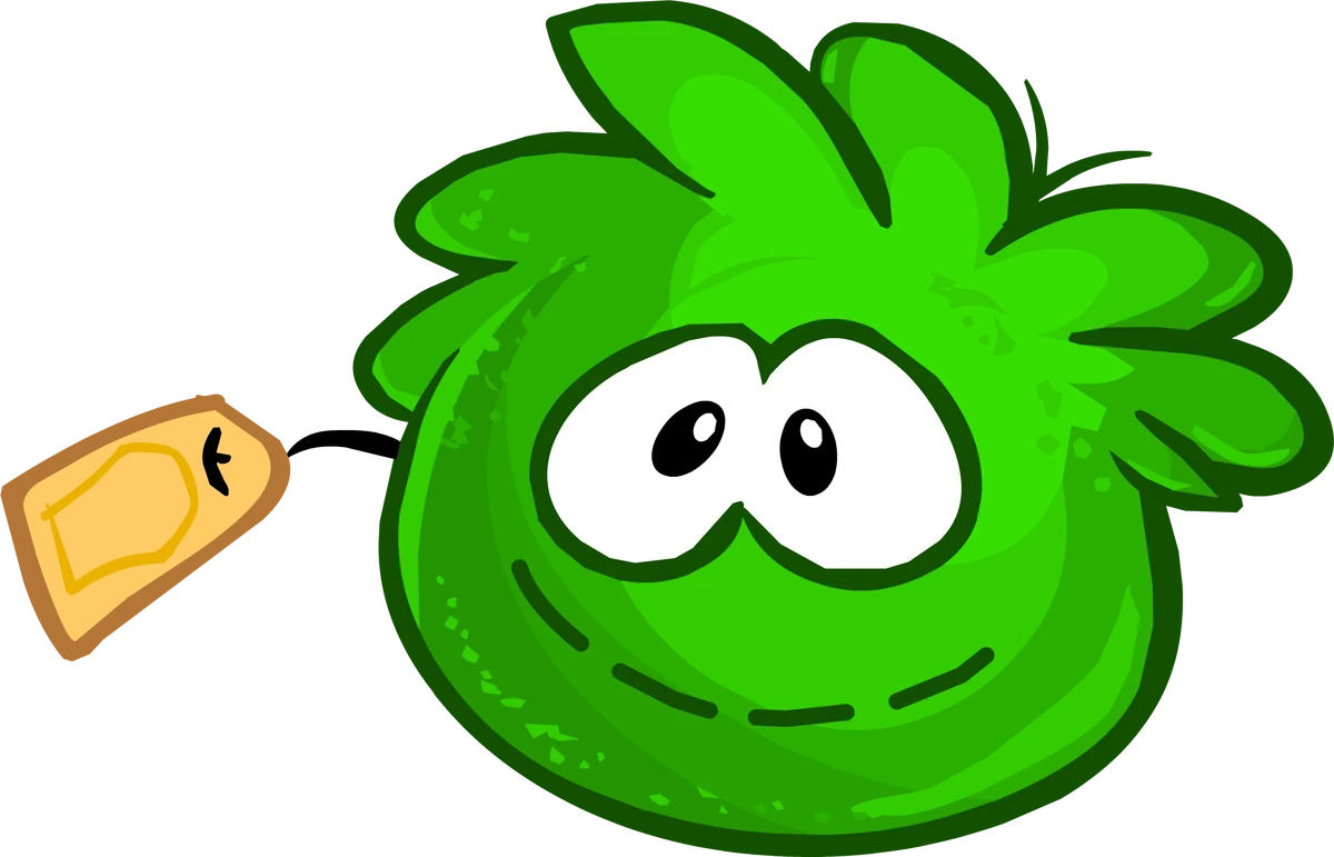 Green Puffle Stuffie | Club Penguin Rewritten Wiki | Fandom