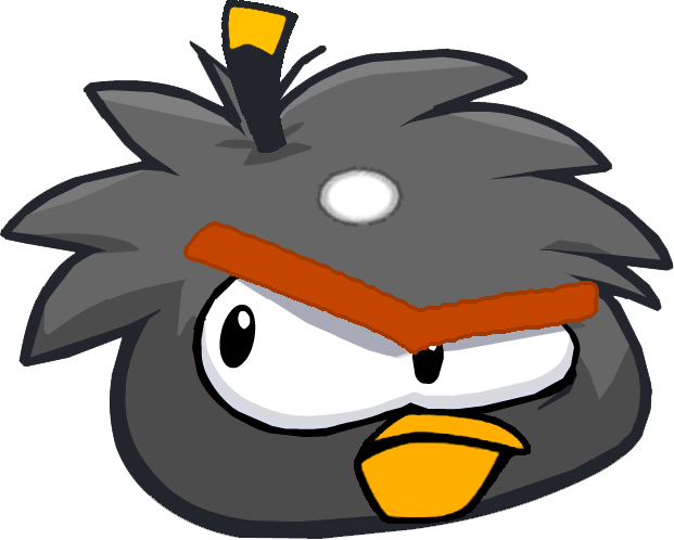 Puffle Pájaro Negro | Wiki Club penguin super fanon | Fandom