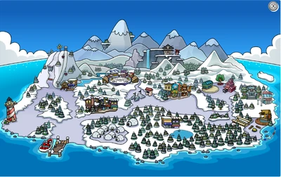Mapa | Club Penguin Wiki | Fandom