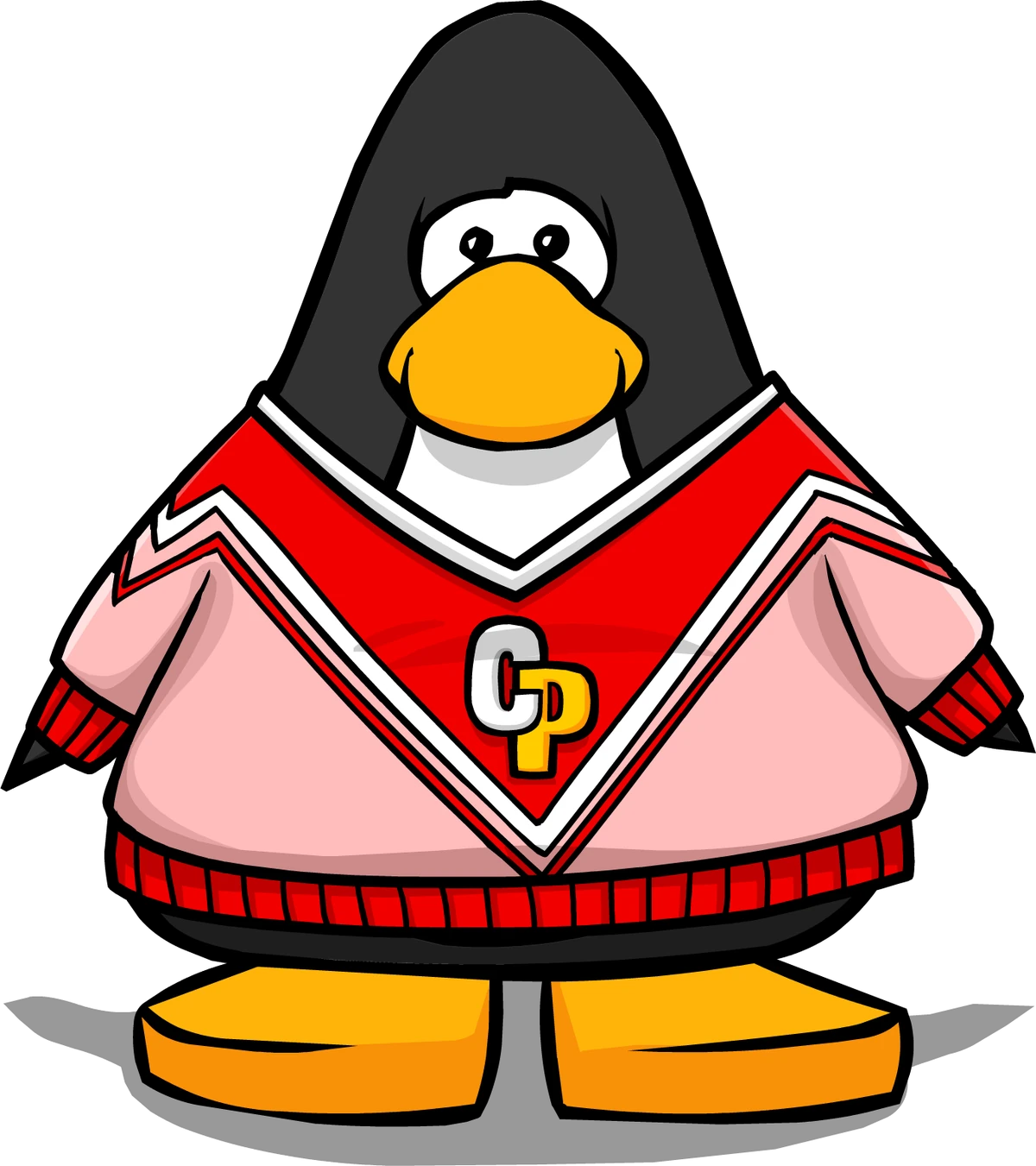 Red Cheerleading Sweater | Club Penguin Wiki | Fandom