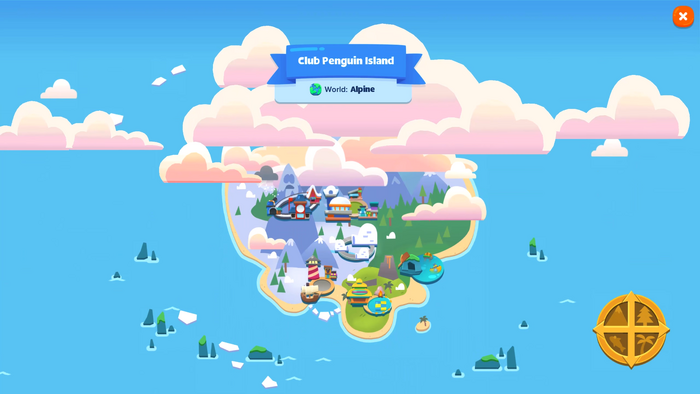 Map of Club Penguin Island | Club Penguin Wiki | Fandom