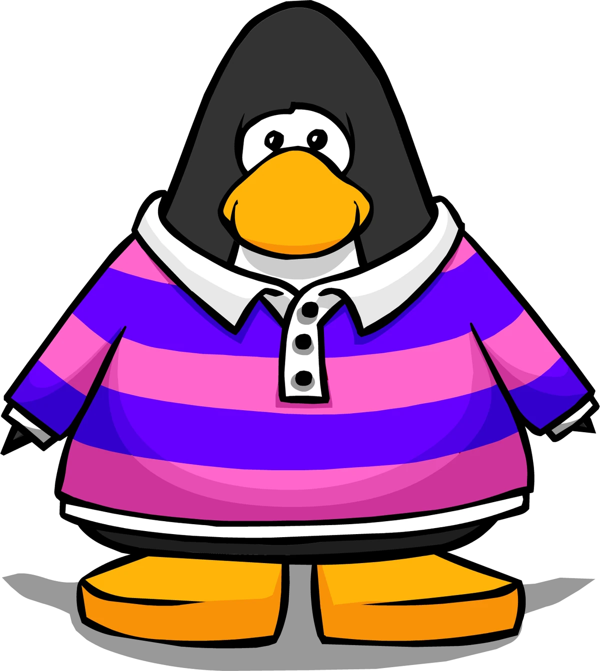 Pink Striped Rugby Shirt | Club Penguin Wiki | Fandom