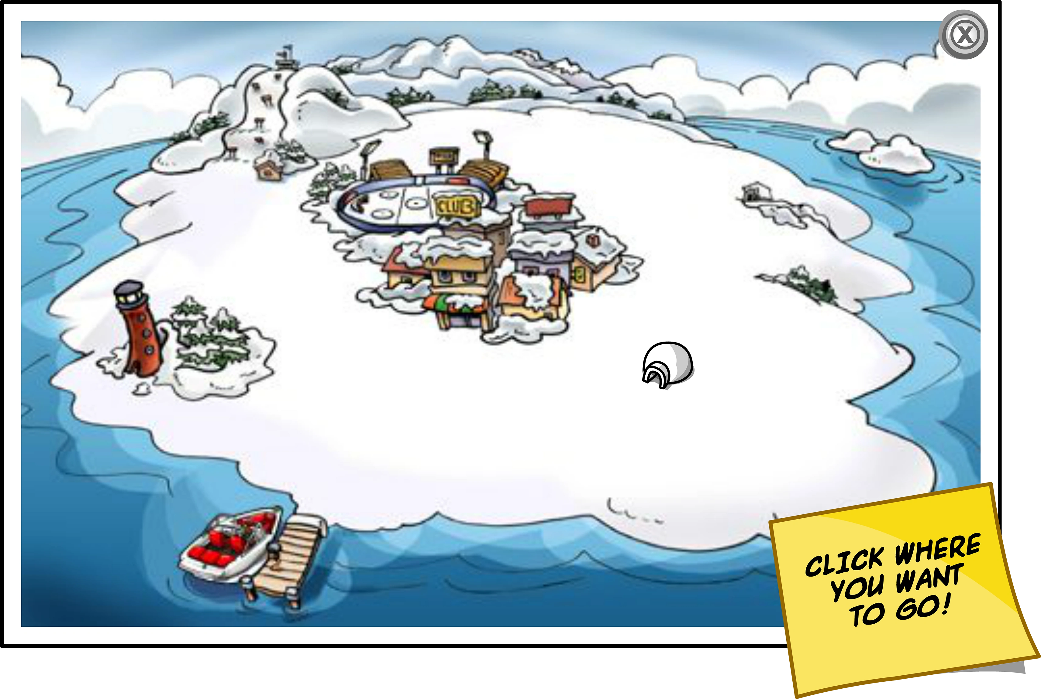 Map | Club Penguin Wiki | Fandom