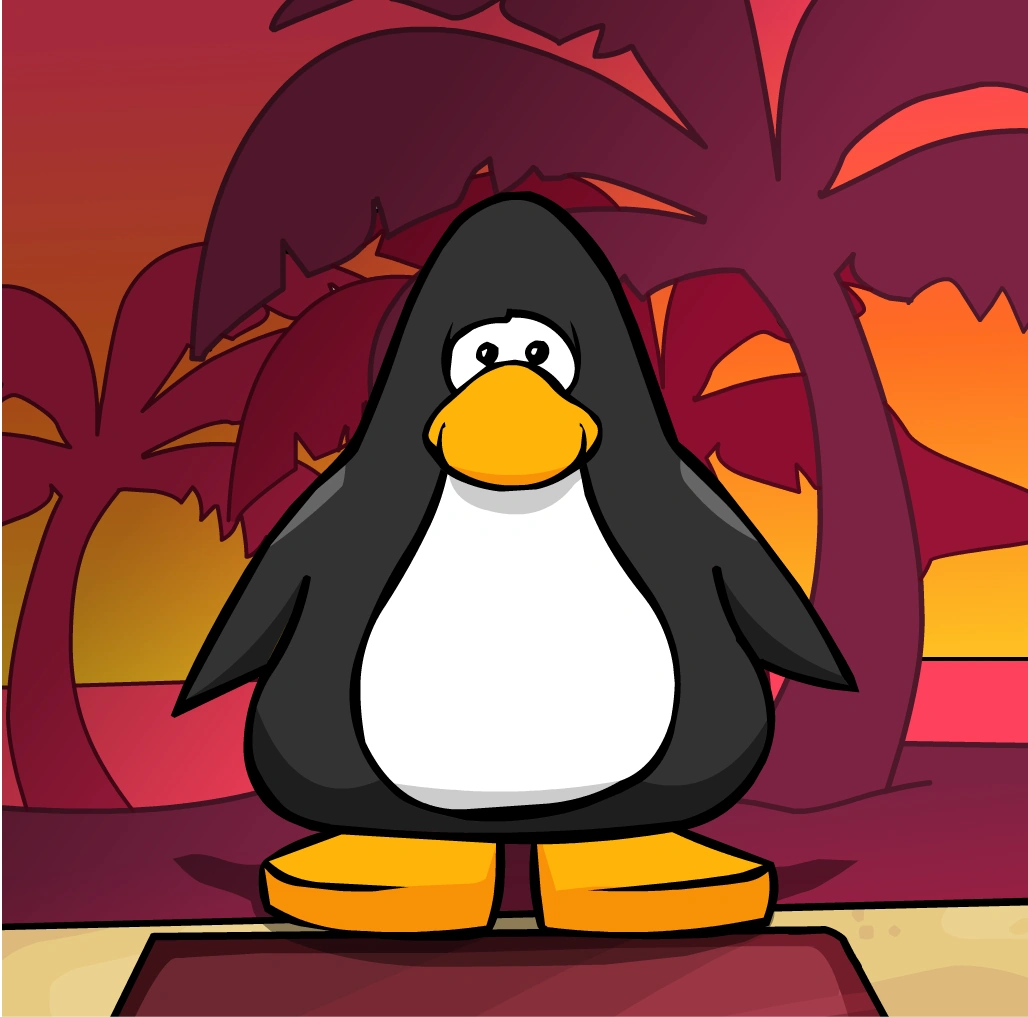 Sunset Beach Background | Club Penguin Wiki | Fandom