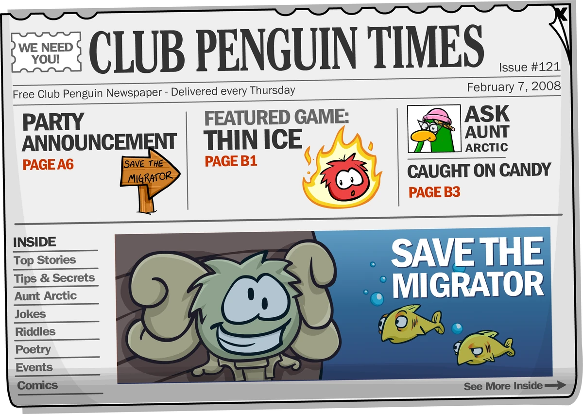 Club Penguin Times/Issue 121 | Club Penguin Wiki | Fandom