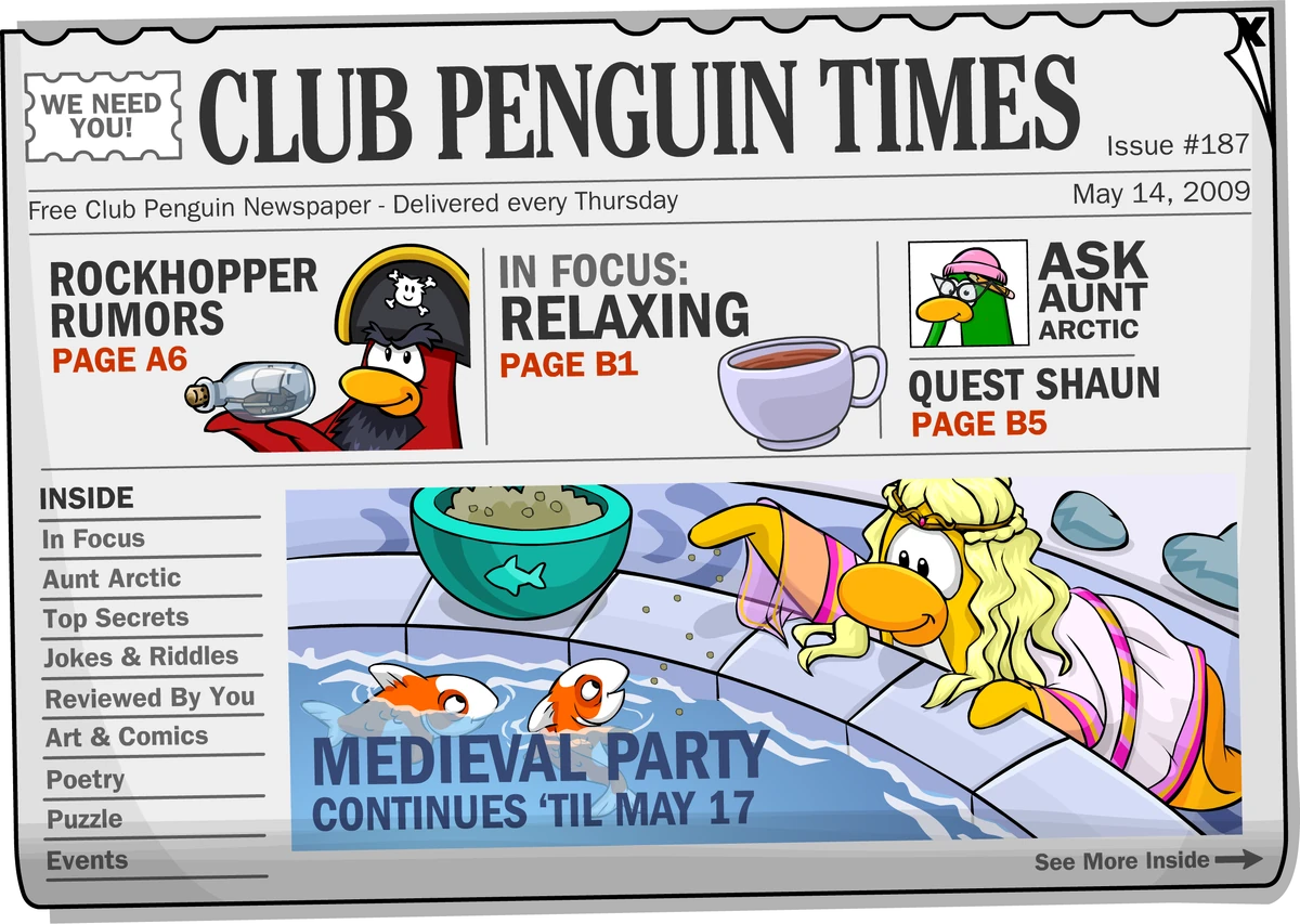 Club Penguin Times/Issue 187 | Club Penguin Wiki | Fandom