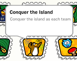 Conquer the Island stamp | Club Penguin Wiki | Fandom