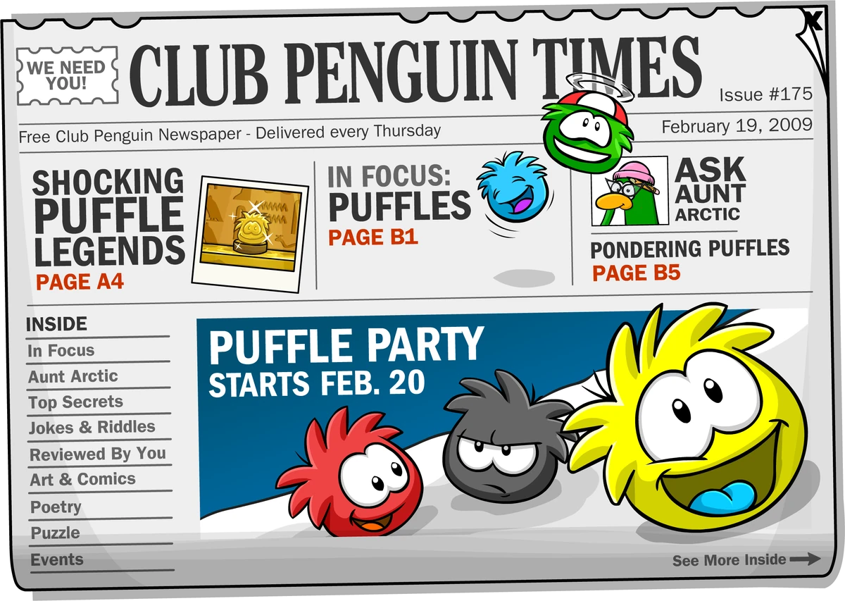 Club Penguin Times/Issue 175 | Club Penguin Wiki | Fandom